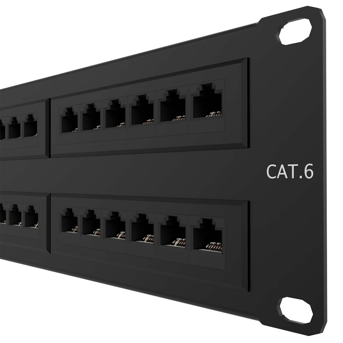 Panel de conexiones Nexxt tipo 110 de 48 puertos para montaje en rack - Tecnomundo